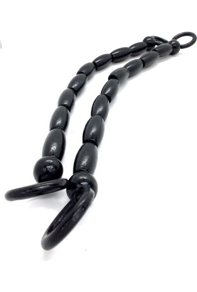 Yüncü Kız Çanta Sapı Boncuklu Siyah (1 Çift-45 Cm) Yüncü Kız Çanta Sapı Boncuklu Siyah (1 Çift-45 Cm)