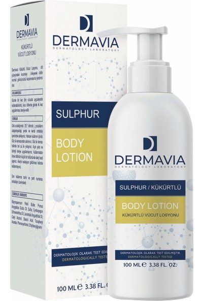 Dermavia Kükürtlü Vücut Losyonu 100 ml Dermavia Kükürtlü Vücut Losyonu 100 ml