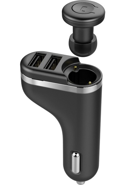 Ovevo Q15 2 1 Çift USB Bluetooth Kulaklık Araba Şarj Cihazı Siyah (Yurt Dışından) Ovevo Q15 2 1 Çift USB Bluetooth Kulaklık Araba Şarj Cihazı Siyah (Yurt Dışından)