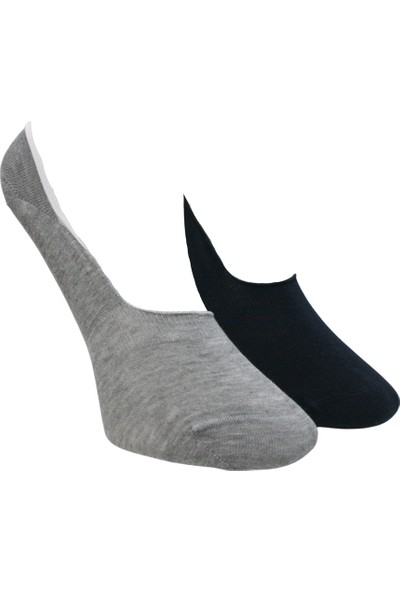 Scooter Slikonlu Babet 4'lü Paket Gri Lacivert Kadın Çorap Z3900GL Scooter Slikonlu Babet 4'lü Paket Gri Lacivert Kadın Çorap Z3900GL