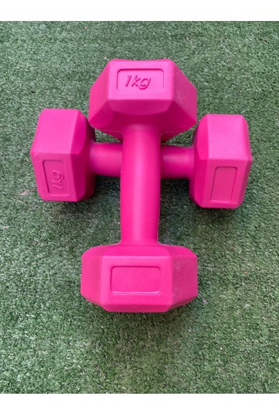 Leyaton 1 kg Dambıl Seti Ağırlık Seti 1 kg 2 Adet Pembe Leyaton 1 kg Dambıl Seti Ağırlık Seti 1 kg 2 Adet Pembe