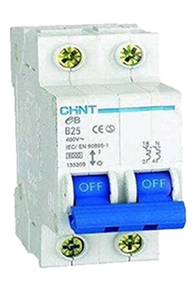 B 2X25 4,5ka Otomatik Sigorta Eb B 2X25 4,5ka Otomatik Sigorta Eb