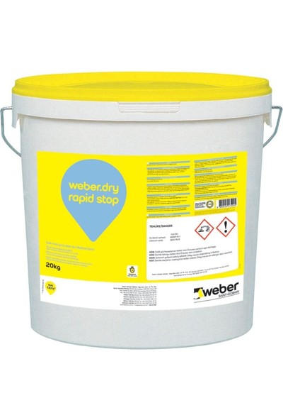 Weber Dry Rapid Stop 20 Kg.