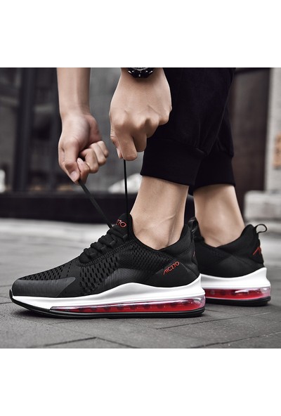 KIN Aşınmaya Dayanıklı Erkek Spor Ayakkabısı - Beyaz / Mavi (Yurt Dışından)