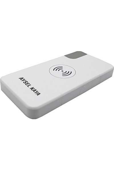 Iforce Kişiye Özel Kasmo Powerbank 10.000 Mah Beyaz
