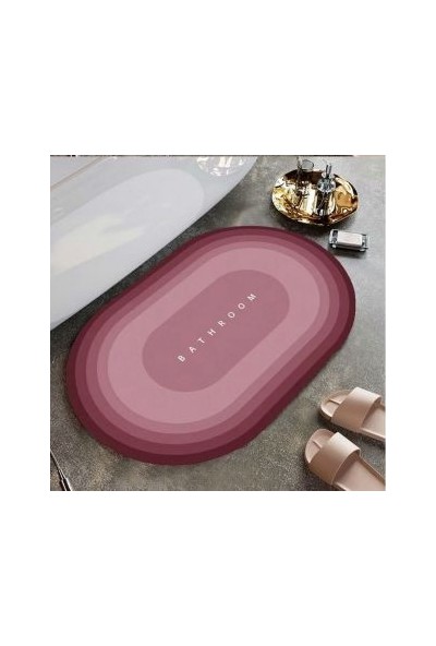 Egonex Su Emici Hızlı Kuruyan Harika Desenli Paspas