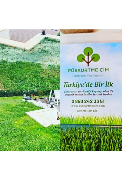 Püskürtme Çim Dökme Kiti