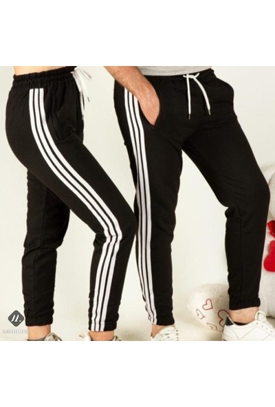 Miralbas Unisex Regular Fit Şeritli Lastikli Eşofman Altı Miralbas Unisex Regular Fit Şeritli Lastikli Eşofman Altı