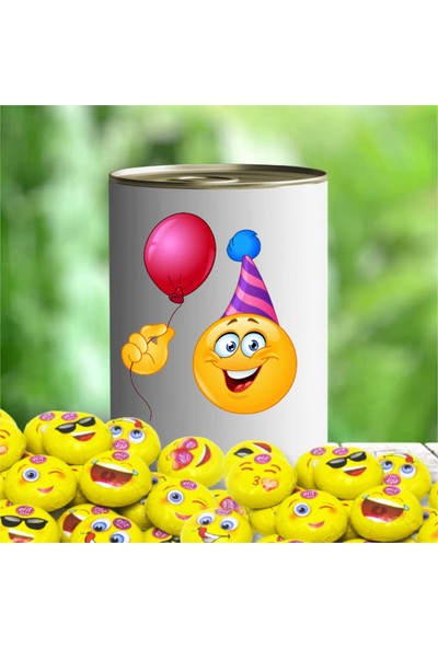 E-Hediyeci Celebrate Smiley Emojili Çikolata Konservesi E08 E-Hediyeci Celebrate Smiley Emojili Çikolata Konservesi E08