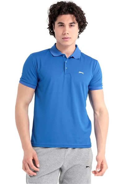 Slazenger Olwen Erkek T-Shirt Saks Mavi
