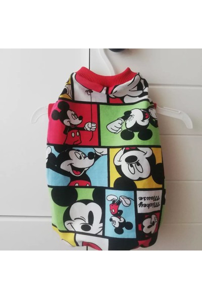 Atelyu Pet Cerceveli Mıckey Yazlık T-Shirt Atelyu Pet Cerceveli Mıckey Yazlık T-Shirt