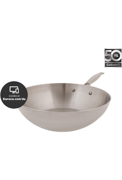 Karaca Power Steel 3 Ply 316 Çelik 28 cm Wok 2,8 Lt