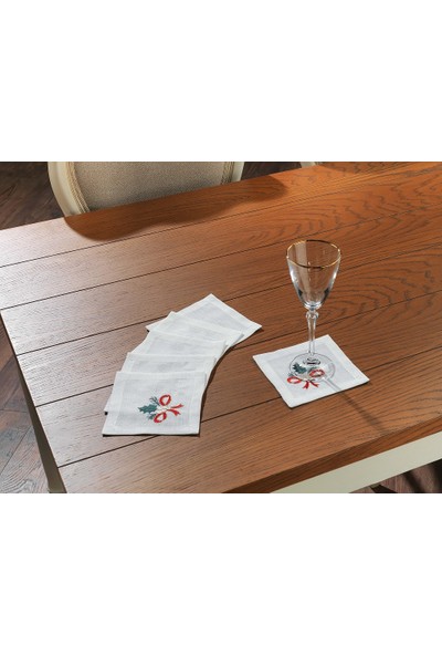 Schafer New Year-2 Fincan Altlığı 15 x 15 cm 6'lı Schafer New Year-2 Fincan Altlığı 15 x 15 cm 6'lı