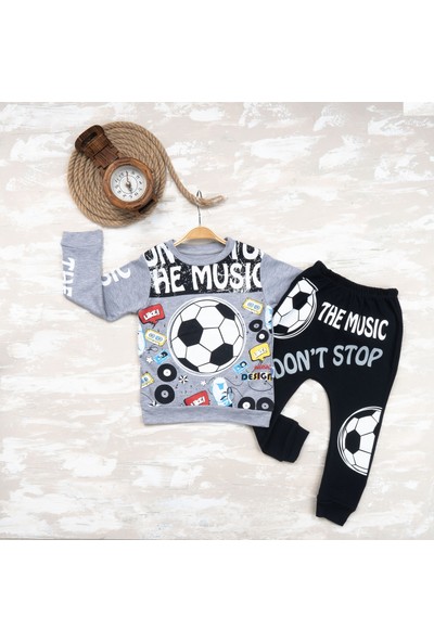 Saymoystar Kids Top Baskılı Erkek 2li Takım Saymoystar Kids Top Baskılı Erkek 2li Takım