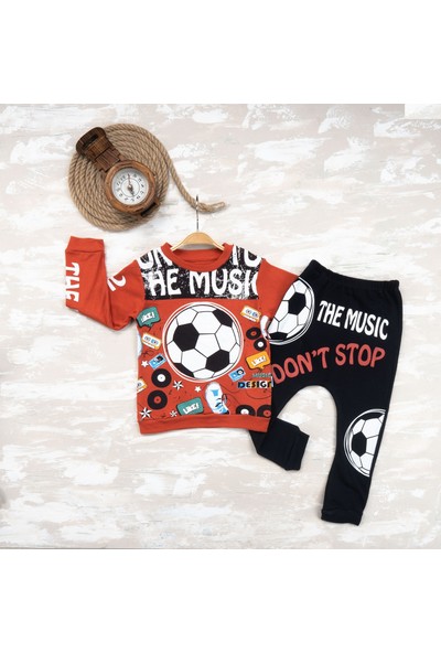 Saymoystar Kids Top Baskılı Erkek 2li Takım Saymoystar Kids Top Baskılı Erkek 2li Takım