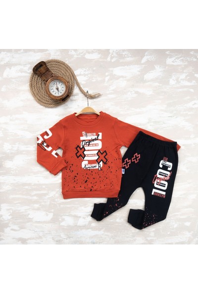 Saymoystar Kids Cool Baskılı Erkek 2li Takım Saymoystar Kids Cool Baskılı Erkek 2li Takım