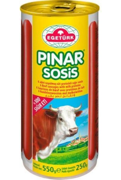 Pınar Soyulmuş Sosis 550 gr