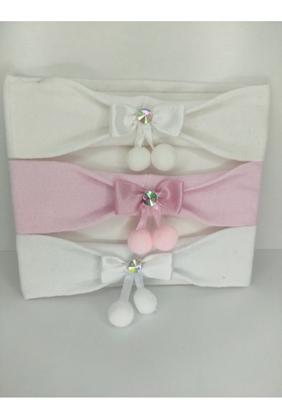 Akface 3'lü 0-12 Ay Bandana Pamuklu Çorap Hediyeli