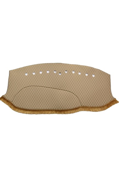 Özdemir Aksesuar Fiat Egea Torpido Üstü Koruyucu 2015 ve Üstü Nakış Desen Bej