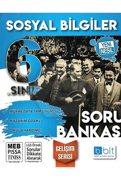 6.sınıf Sosyal Bilgiler Gelişim Serisi