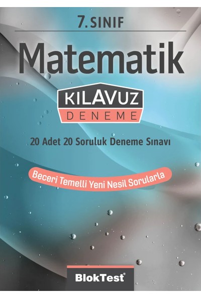 7.sınıf Bloktest Matematik Kılavuz Deneme 7.sınıf Bloktest Matematik Kılavuz Deneme