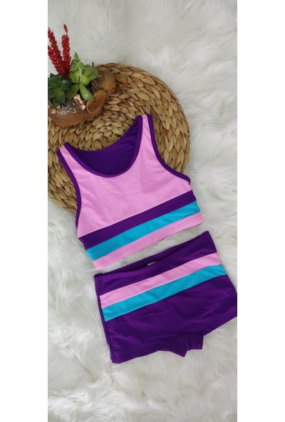 Starlite Kız Cocuk Şortlu Bikini