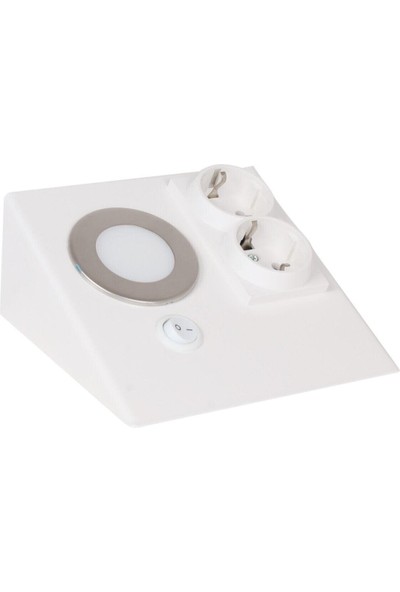 Laviyosa Mutfak Tezgah Altı Dolap Altı Priz Inox Çiftli Dikey Beyaz Priz ( Beyaz Işık) Laviyosa Mutfak Tezgah Altı Dolap Altı Priz Inox Çiftli Dikey Beyaz Priz ( Beyaz Işık)