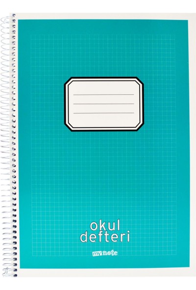 Mynote A4 120 Yaprak Karton Kapak Spiralli Defter Kareli Mynote A4 120 Yaprak Karton Kapak Spiralli Defter Kareli