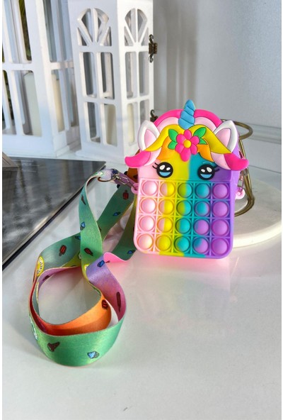 Şubu Tasarım Popit Silikon Askılı Çanta Renkli SBT0897