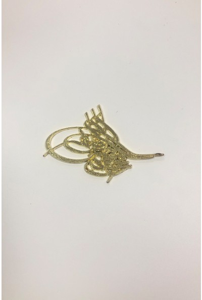 Hobi Yıldız Tuğra Hediyelik Magnet Gold Altın Rengi