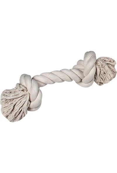 Flamingo 2 Düğümlü Bej Ip Köpek Oyuncağı Xxl 45 cm Flamingo 2 Düğümlü Bej Ip Köpek Oyuncağı Xxl 45 cm