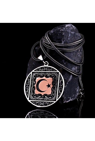 Takı925 Ayyıldız Model 925 Ayar Gümüş Kolye