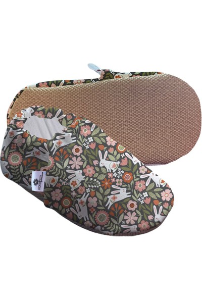 Koko Patik Çiçekli Tavşan