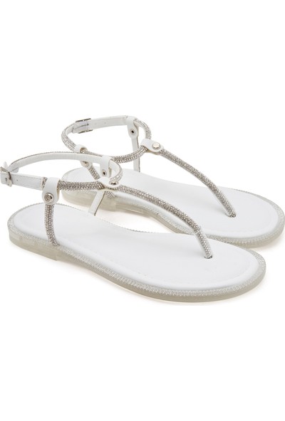 Desa Beyaz Kadın Sandalet