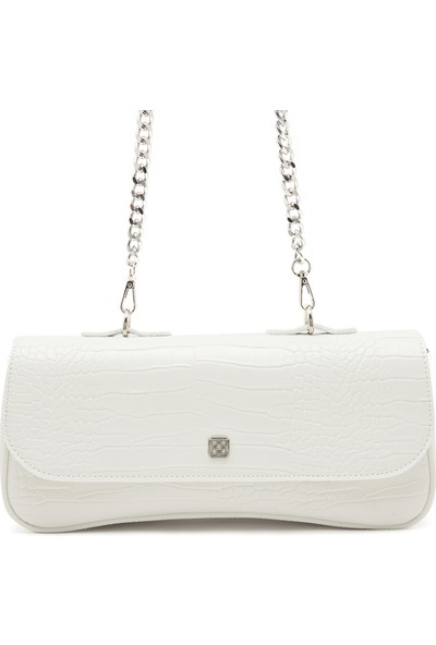 Desa Buagetti Beyaz Kadın Omuz Çantası