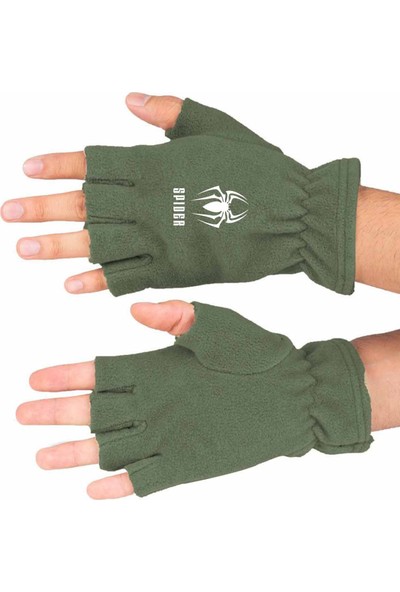 Spider Baskılı Kışlık Kesik Polar Eldiven BLL1741 Spider Baskılı Kışlık Kesik Polar Eldiven BLL1741