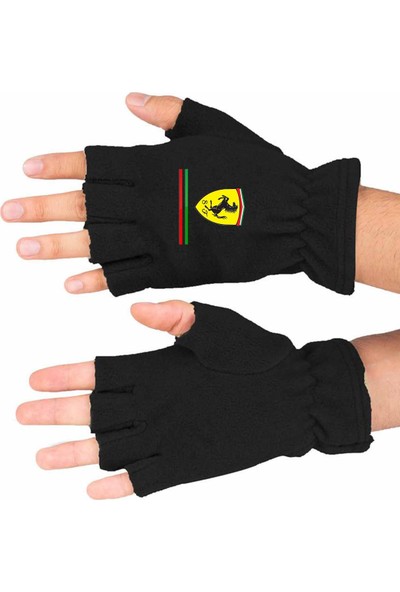 Rowalsi Ferrari Baskili Kişlik Kesik Polar Eldiven BLL3225 Rowalsi Ferrari Baskili Kişlik Kesik Polar Eldiven BLL3225