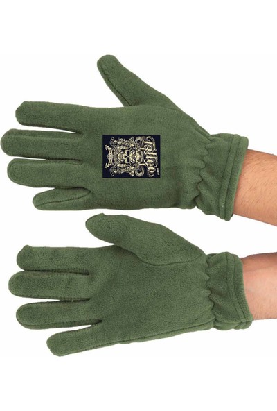 Rowalsi Tattoo Baskılı Kışlık Uzun Polar Eldiven BLL604