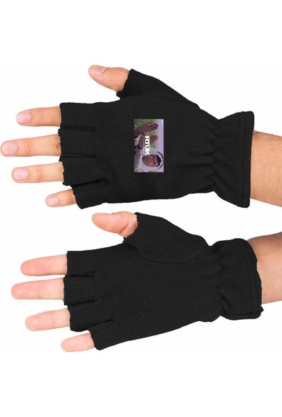 Rowalsi Rtük Baskılı Kışlık Kesik Polar Eldiven BLL2753