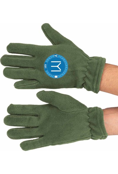 Rowalsi Kayiboyu Baskili Kişlik Uzun Polar Eldiven BLL1446