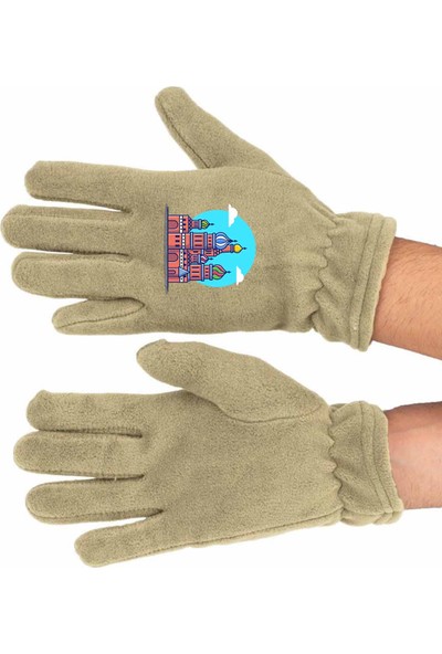 Rowalsi Moskova Baskılı Kışlık Uzun Polar Eldiven BLL2137 Rowalsi Moskova Baskılı Kışlık Uzun Polar Eldiven BLL2137