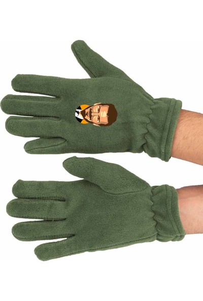 Rowalsi David Beckham Baskılı Kışlık Uzun Polar Eldiven BLL1228 Rowalsi David Beckham Baskılı Kışlık Uzun Polar Eldiven BLL1228