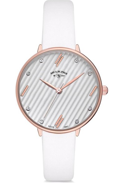 Aqua Di Polo 1987 APSV1-A5764-KD554 Deri Kadın Kol Saati