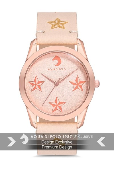 Aqua Di Polo 1987 APSV1-A5624-KDKK2 Deri Kadın Kol Saati