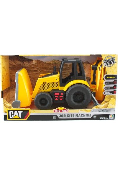 Cat Sesli Full Fonksiyonlu Backhoe Iş Makinası