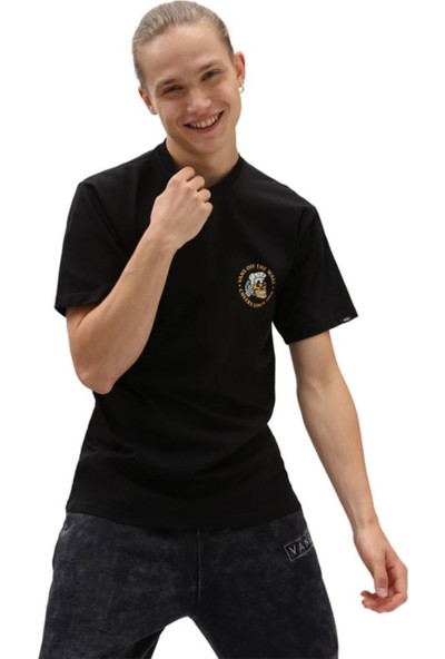 Vans Drain Em Dry Ss Erkek Günlük Tişört VN0A7PKLBLK1 Siyah