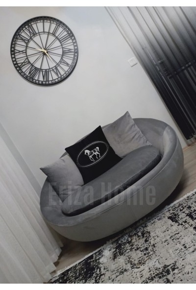 Eriza Home Osso 360 Derece Döner Berjer (Gri 25) Eriza Home Osso 360 Derece Döner Berjer (Gri 25)