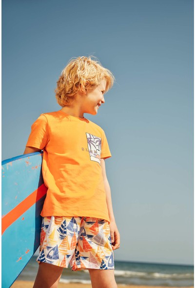 DeFacto Erkek Çocuk Yüzme Şortu X4150A622SM