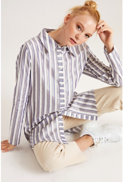 Muni Muni Klasik Kesim GÖMLEK-52172-AÇIK Mavi Muni Muni Klasik Kesim GÖMLEK-52172-AÇIK Mavi