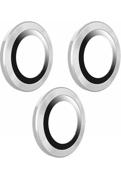 Wowlcraft Wowlery Apple iPhone 12 Pro Max Şık Görünümlü Renkli Kamera Lens Koruyucu